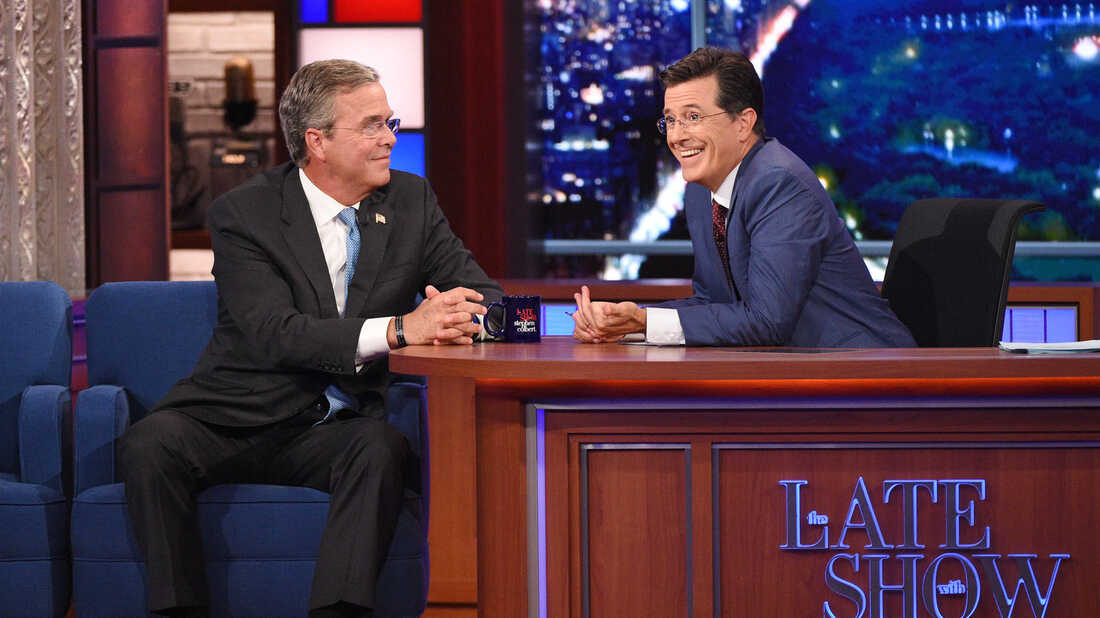 Stephen Colbert Pays Tribute To Letterman, Makes 'Late Show' His Own : NPR