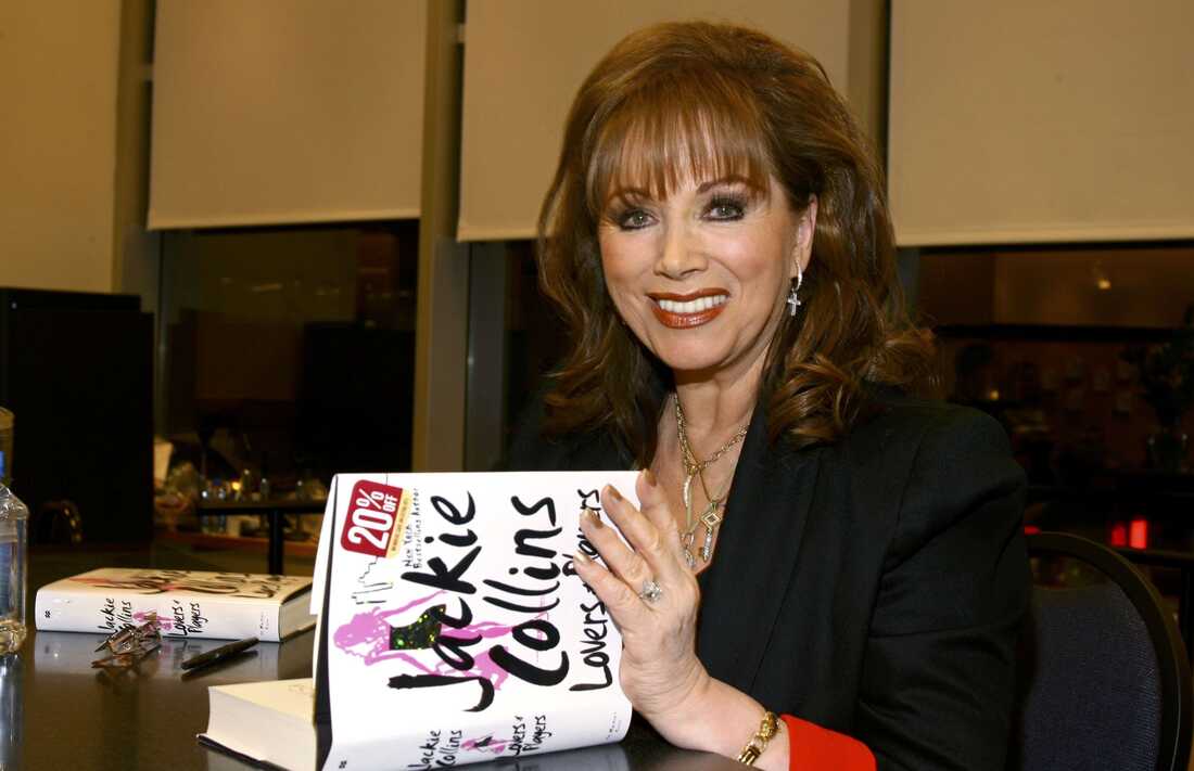 Best-Selling Novelist Jackie Collins Dies At 77 : The Two-Way : NPR