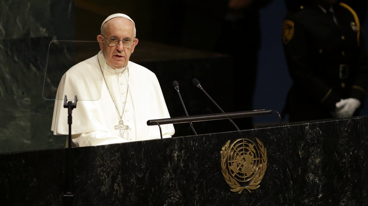 Pope Francis Tells U.N.: Put Humanity Before Partisan Interests : The ...