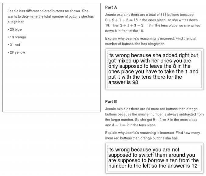 A Peek Inside: What Kids Saw On A Common Core Test : NPR Ed : NPR
