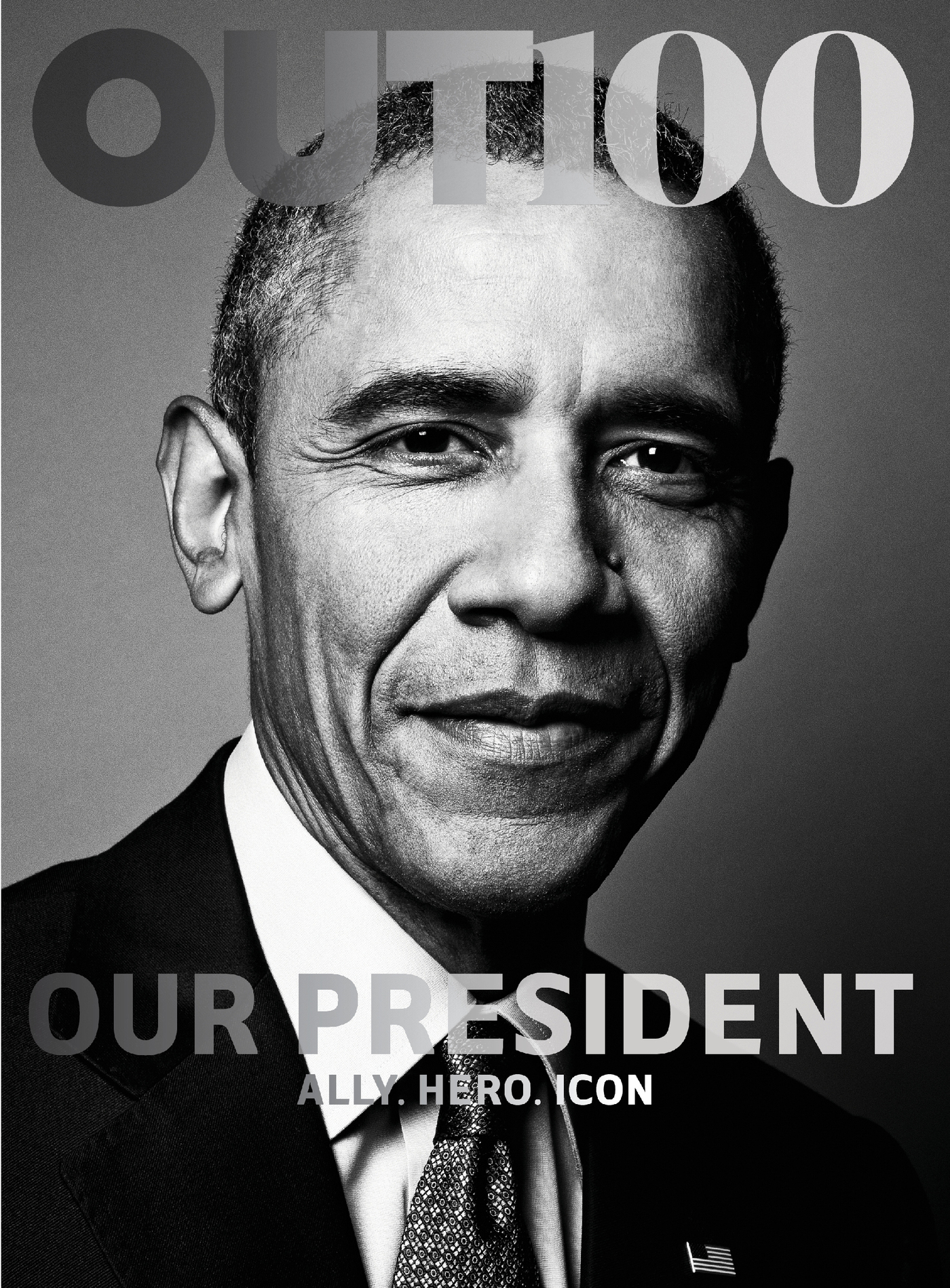 Obama Featured On The Cover Of LGBT Magazine 'Out' : The Two-Way : NPR