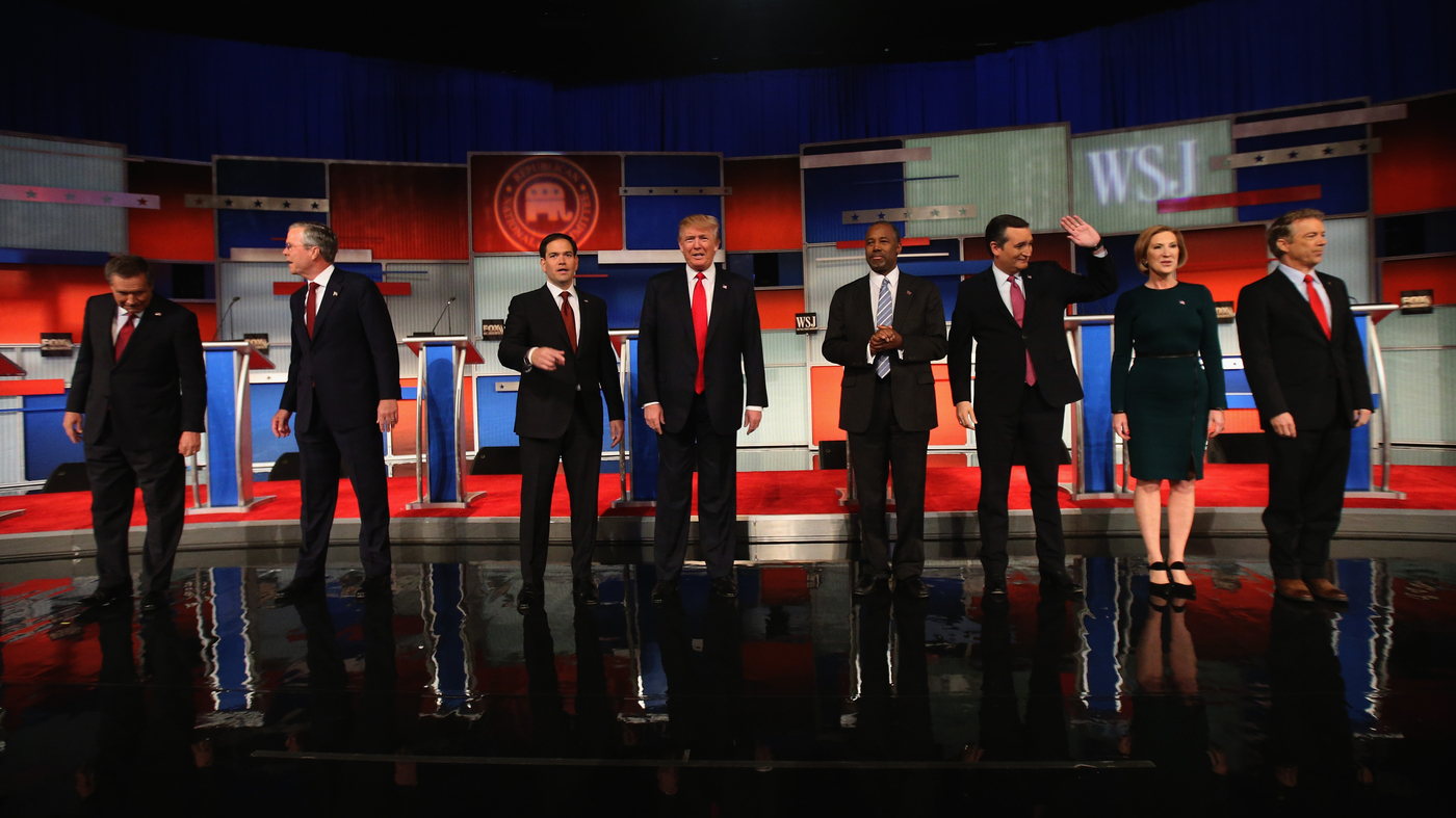 Fourth Debate Fails To Scramble GOP Field : NPR