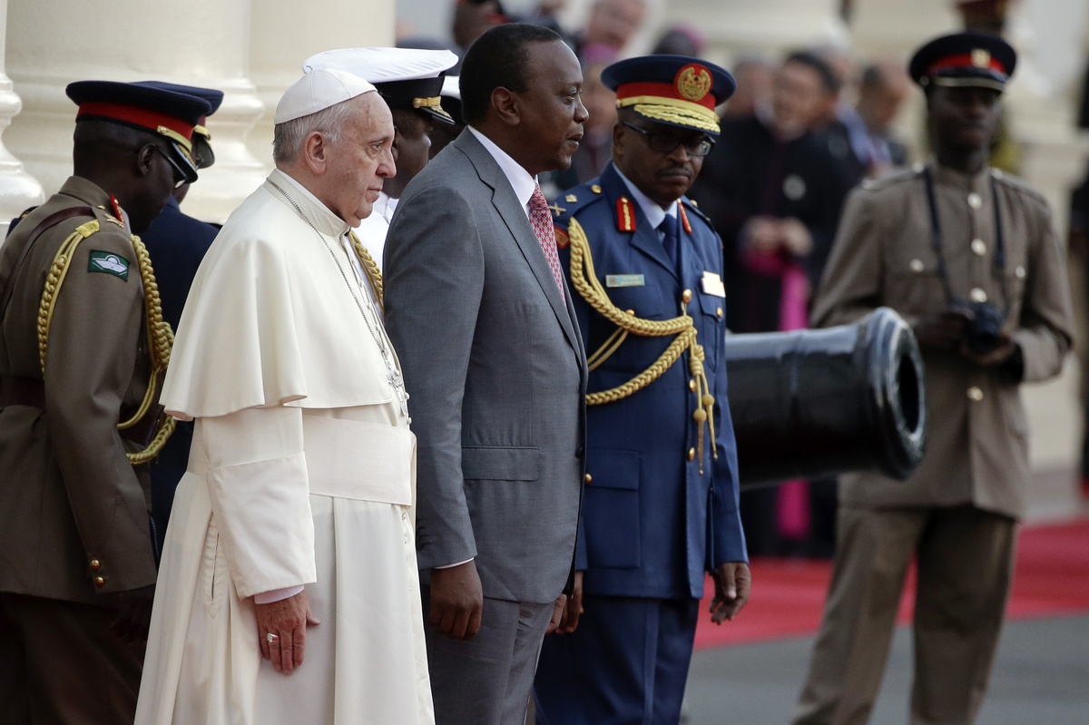 Pope Arrives In Nairobi On His First-Ever Trip to Africa : The Two-Way ...