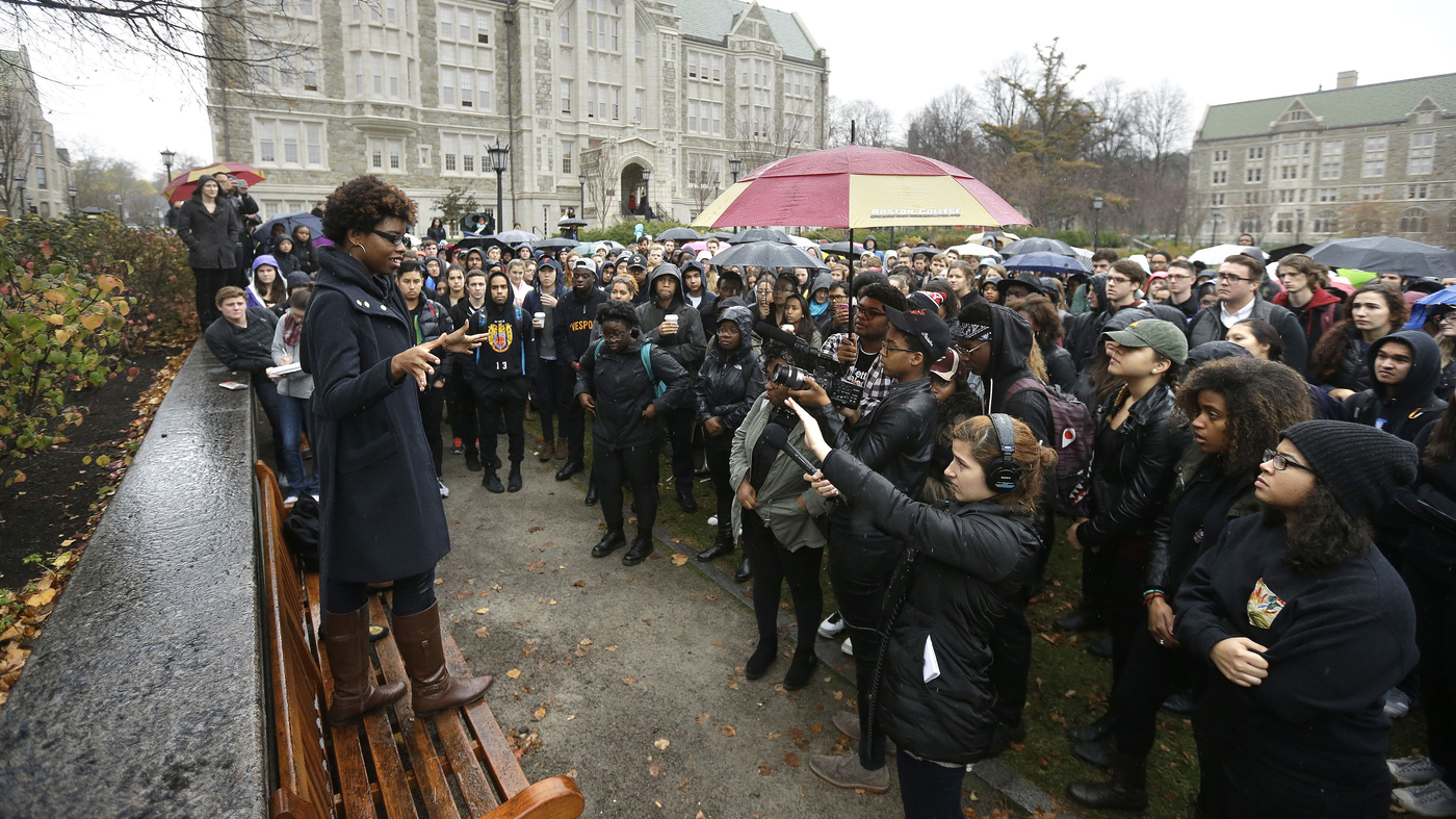 College Campus Protesters Across The Country Swap Ideas, Information : NPR