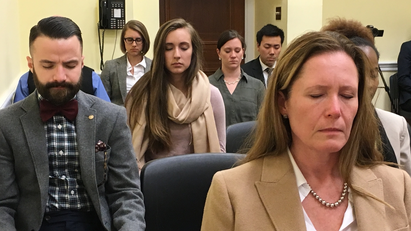 Capitol Hill Political Staffers Find Their Zen : NPR