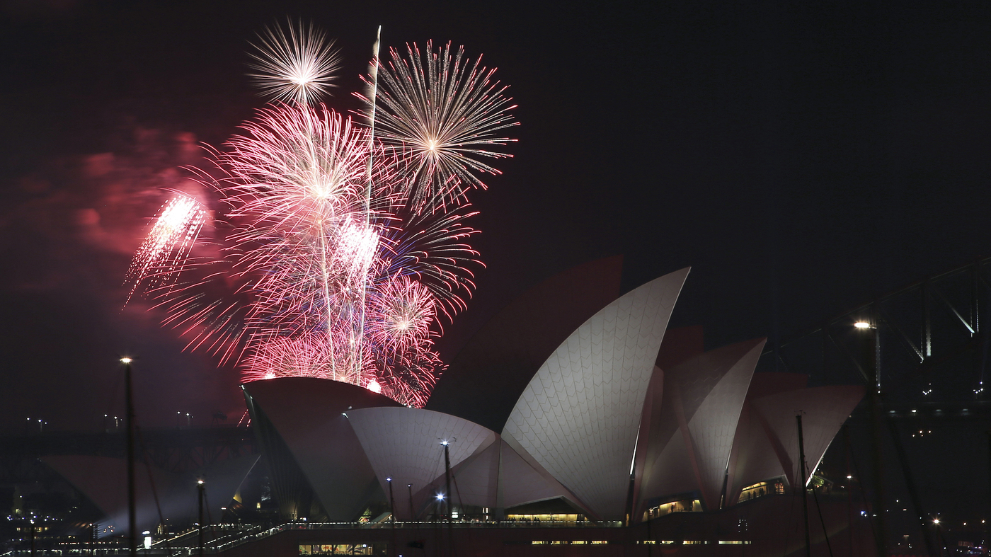 Ringing In 2016 Around The World : The Two-Way : NPR