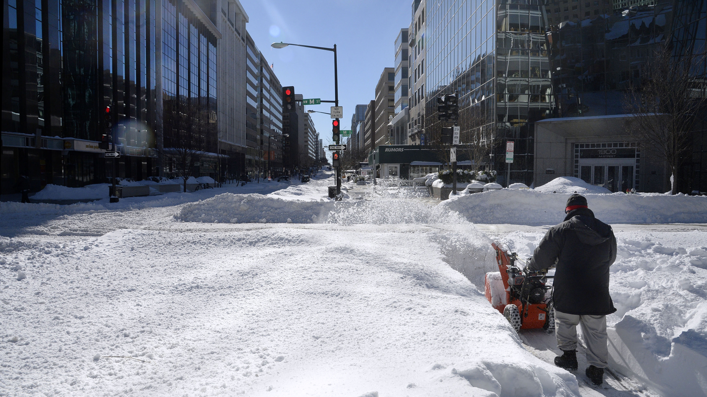 After Massive Snowstorm, East Coast Digs Out — And Lives It Up : The ...