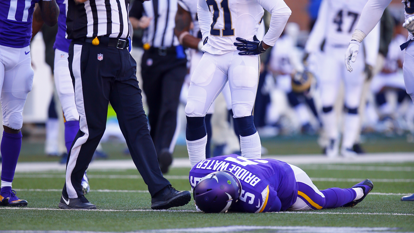 NFL Report: Concussion Diagnoses Increased 32 Percent : The Two-Way : NPR