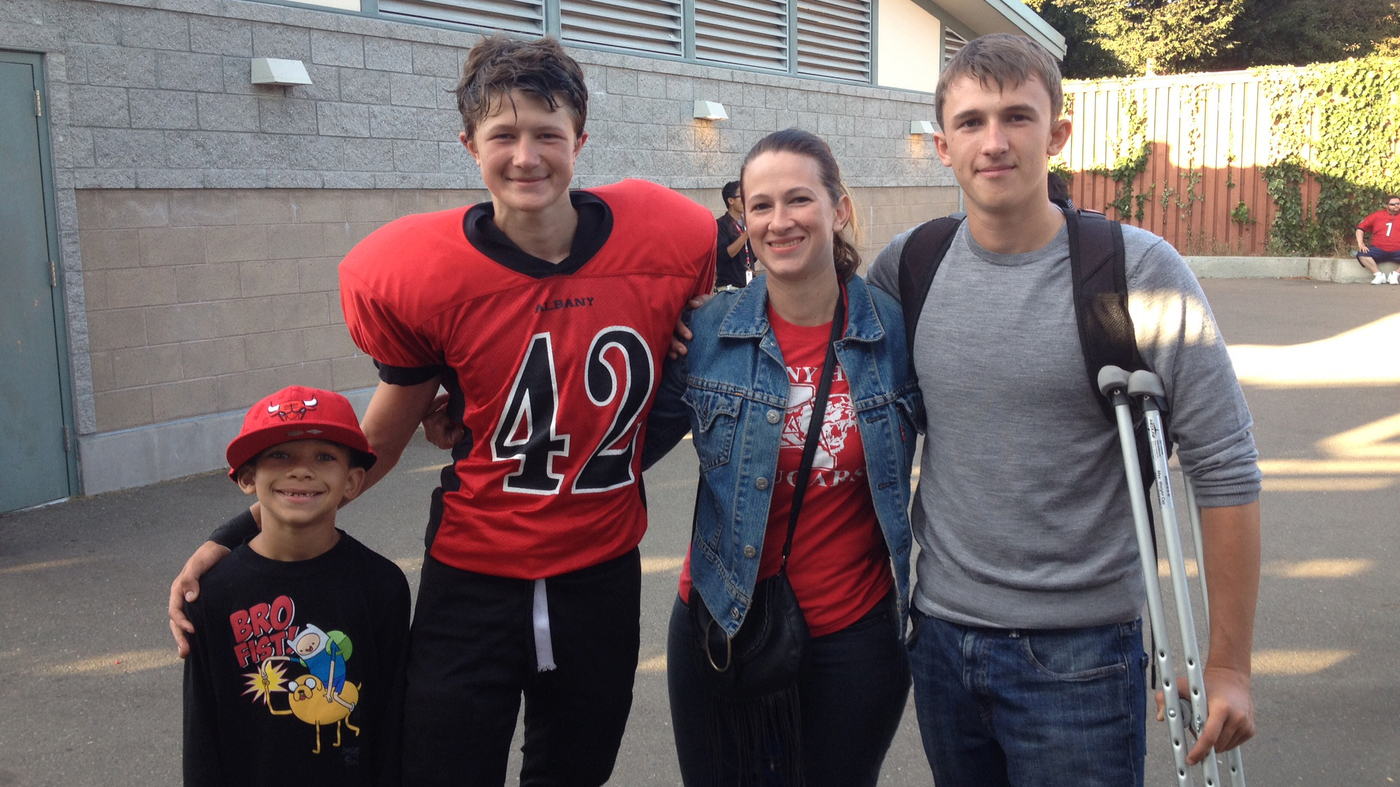 Quitting The Gridiron When Football Runs Through The Family : NPR