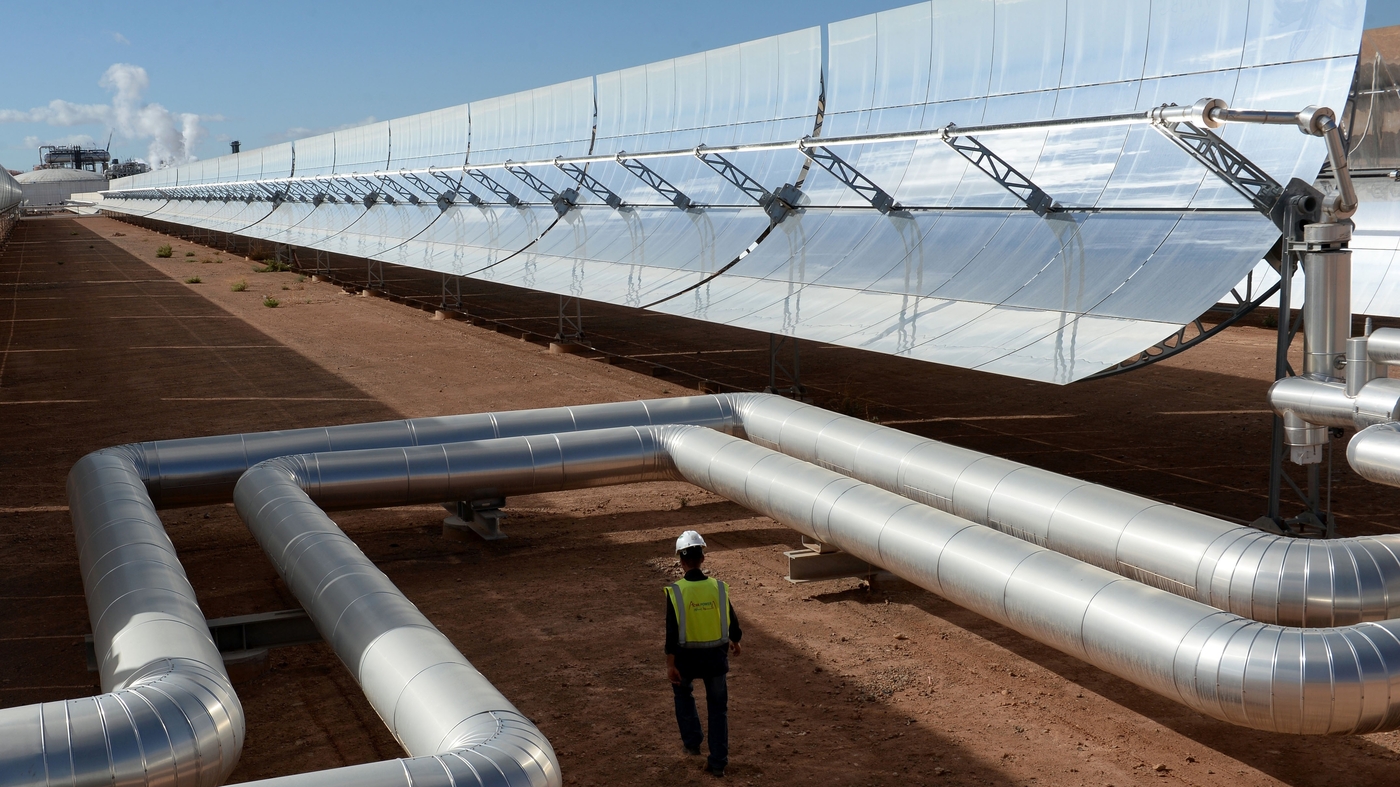 Morocco Unveils A Massive Solar Power Plant In The Sahara : The Two-Way ...
