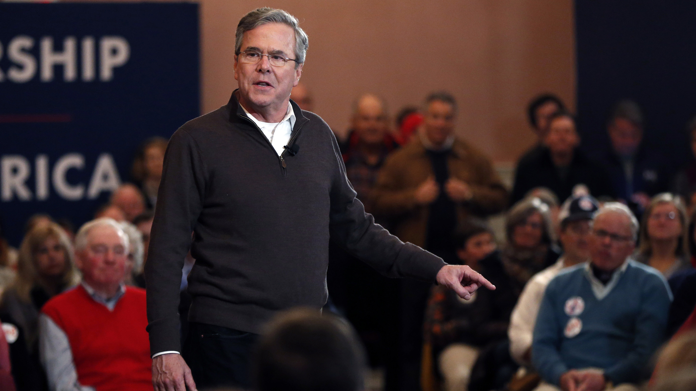 Jeb Bush Finds His Stride In New Hampshire, But Is It Too Late? : NPR