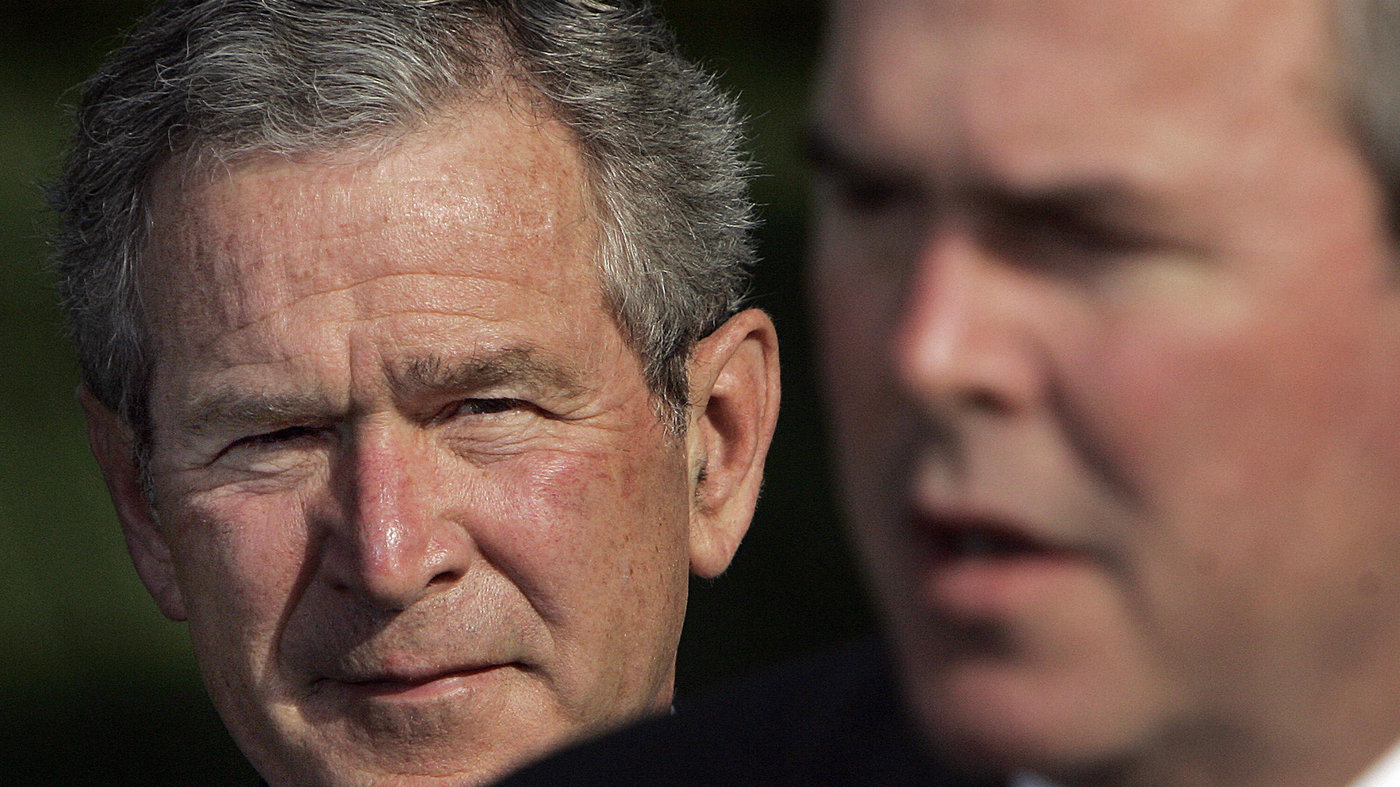 W. Is Back: Bush Bros. To Campaign Together : NPR