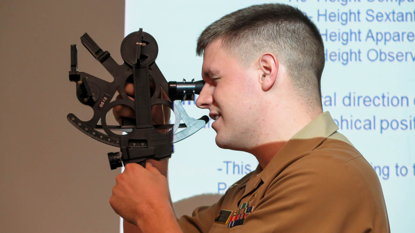 U.S. Navy Brings Back Navigation By The Stars For Officers : NPR