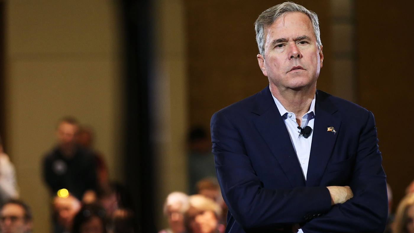 As Bush Campaign Goes Down, The Knives Come Out : NPR