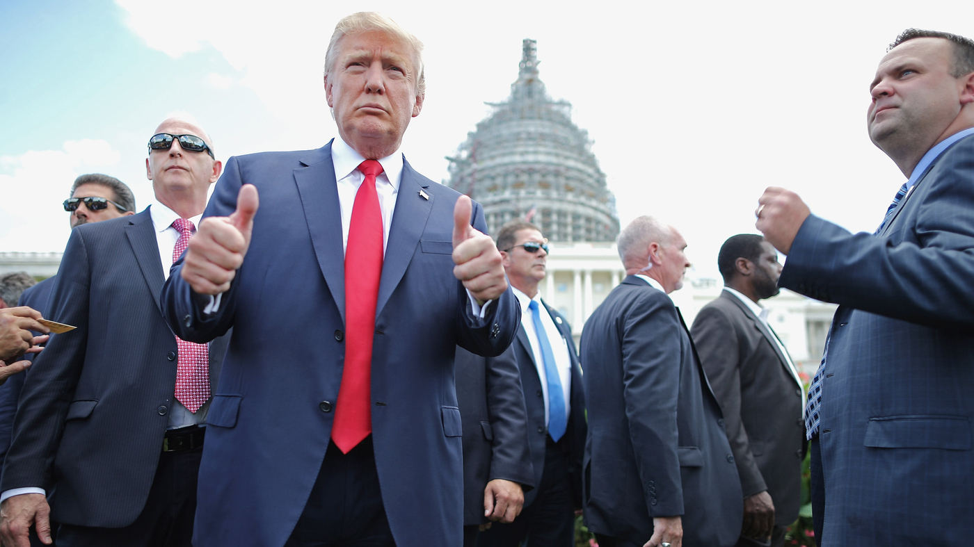 Trump Grabs His First Congressional Endorsement : NPR