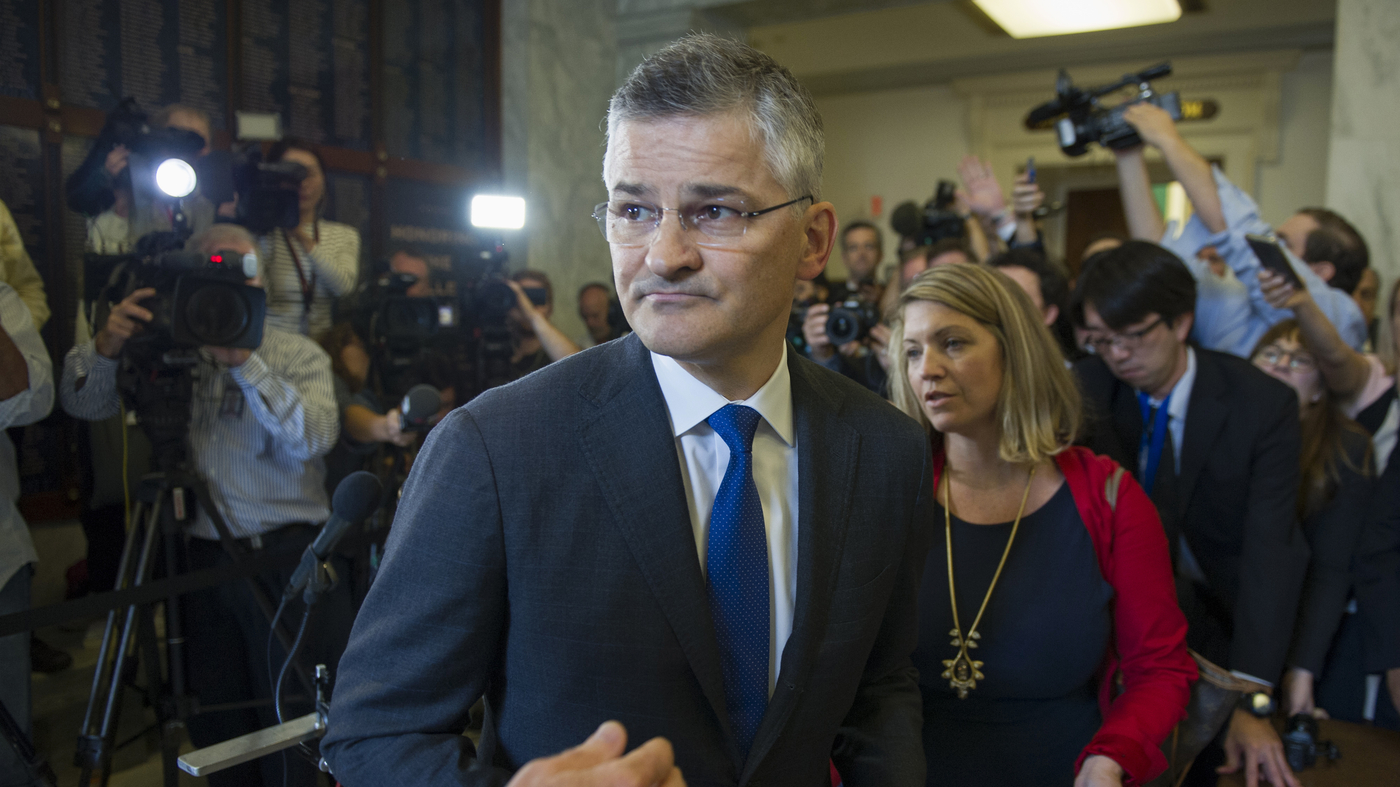 Top U.S. Volkswagen Executive Steps Down : The Two-Way : NPR