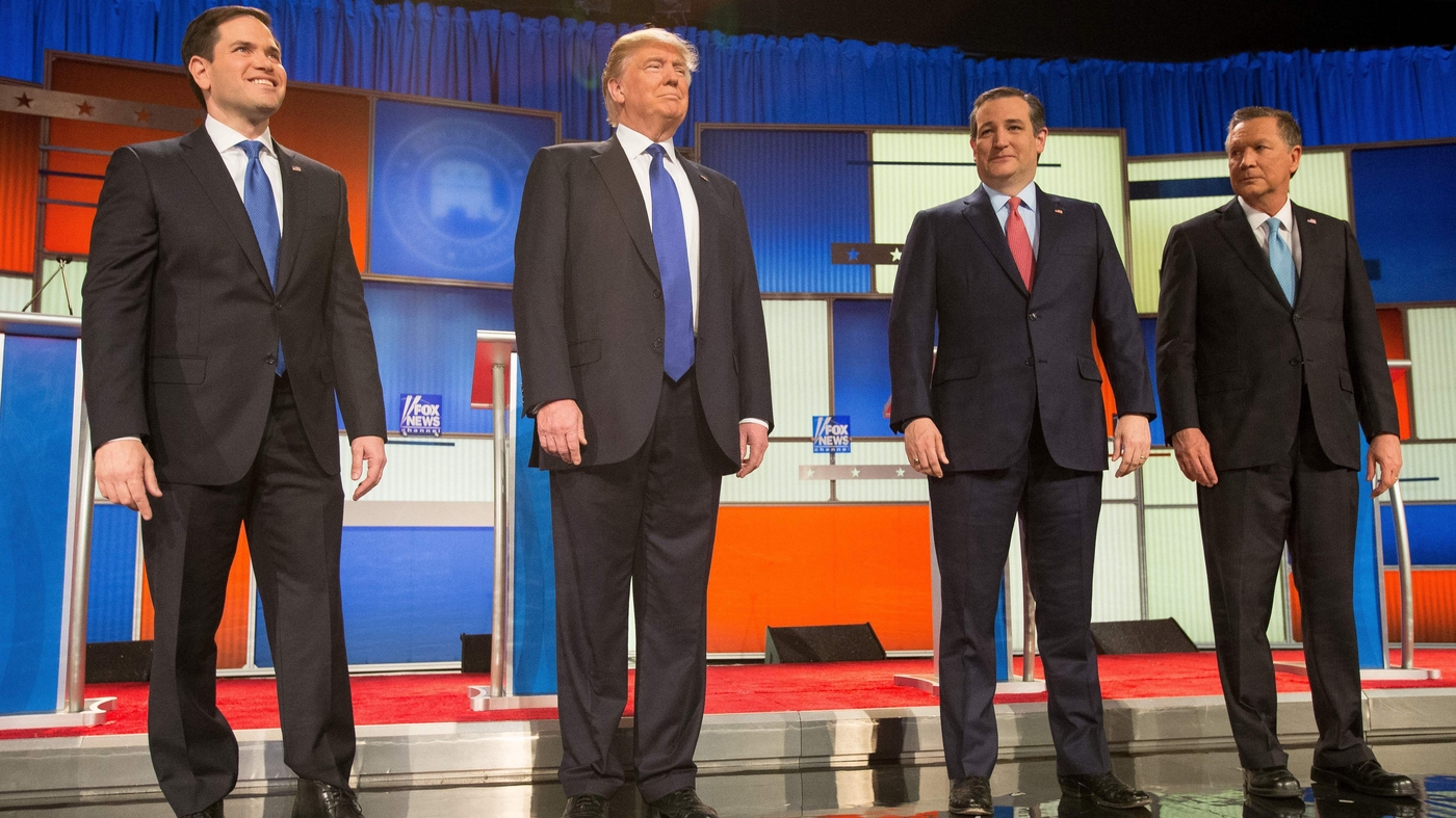Republican Debate: Which Donald Trump Will Take The Stage Tonight? : NPR