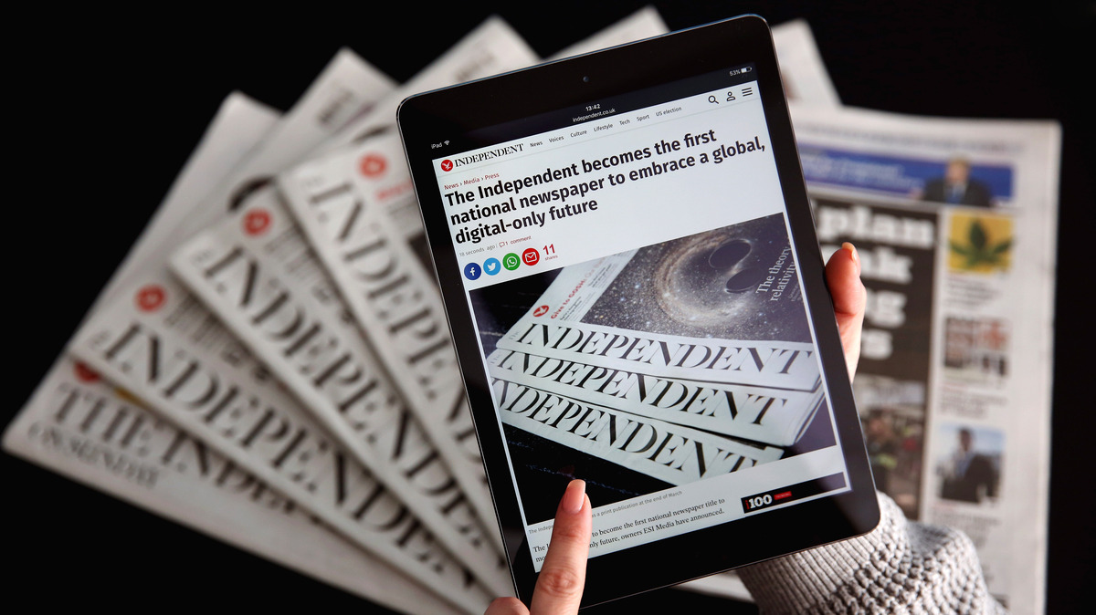 Whither Bridget Jones? Britain's 'Independent' Newspaper Goes Digital : NPR