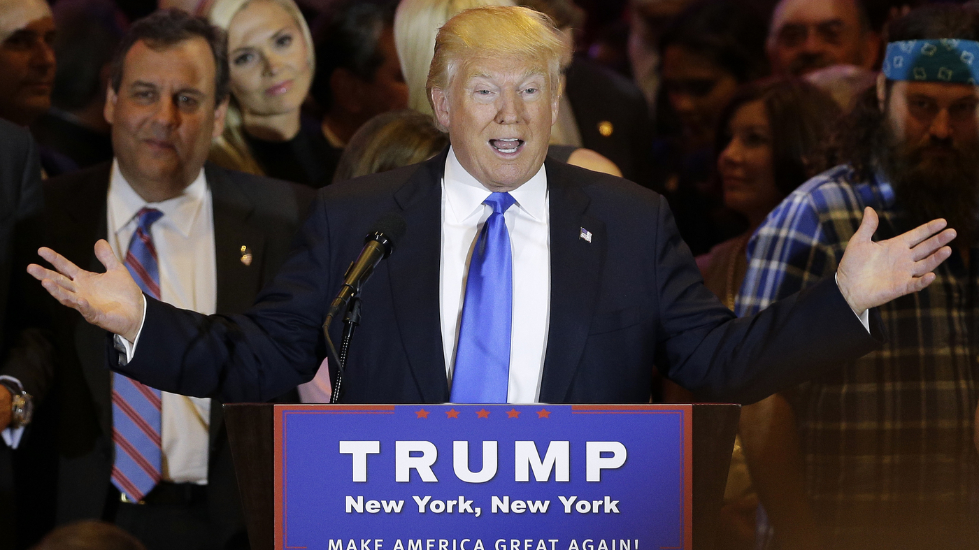 Donald Trump Spins From Slapstick To Serious And Back Again : NPR