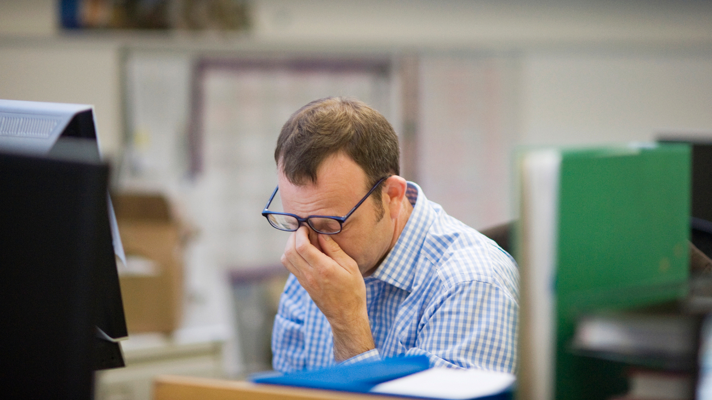 After A Long Day At The Computer Do You Have A Medical Problem? : Shots ...