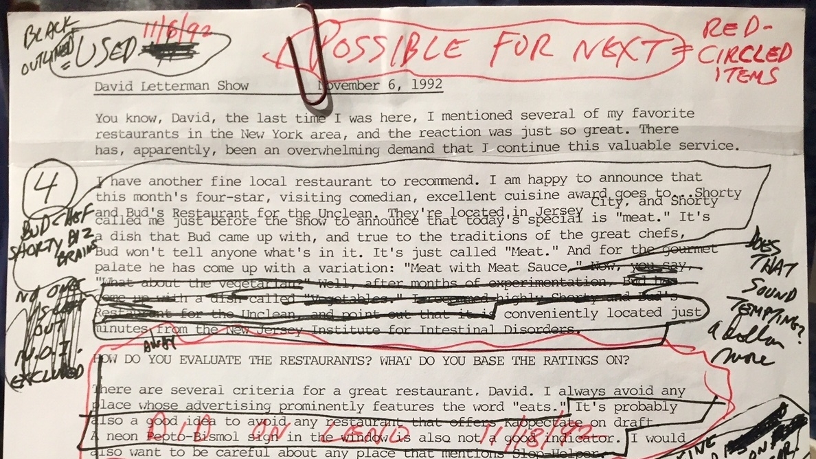 George Carlin's 'Stuff' Gets A New Home At National Comedy Center : The ...