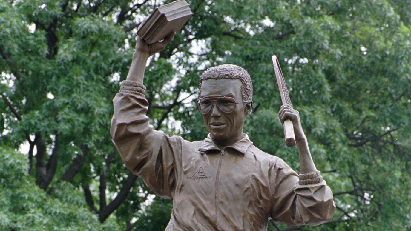 Statues Of Sports Stars Help Us Remember Them As Larger Than Life : NPR