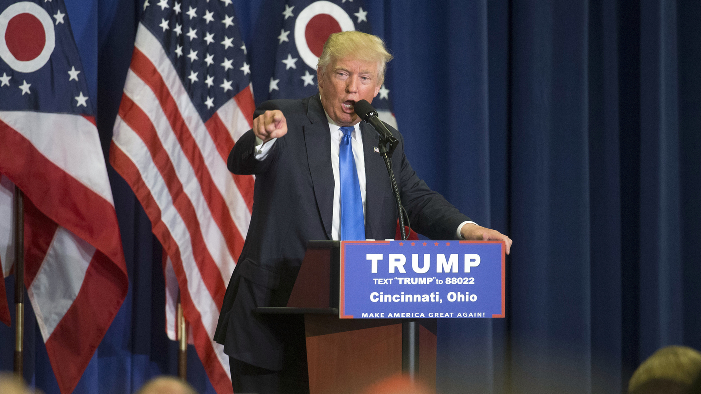 3 Reasons Why Donald Trump Is Back On Capitol Hill : NPR