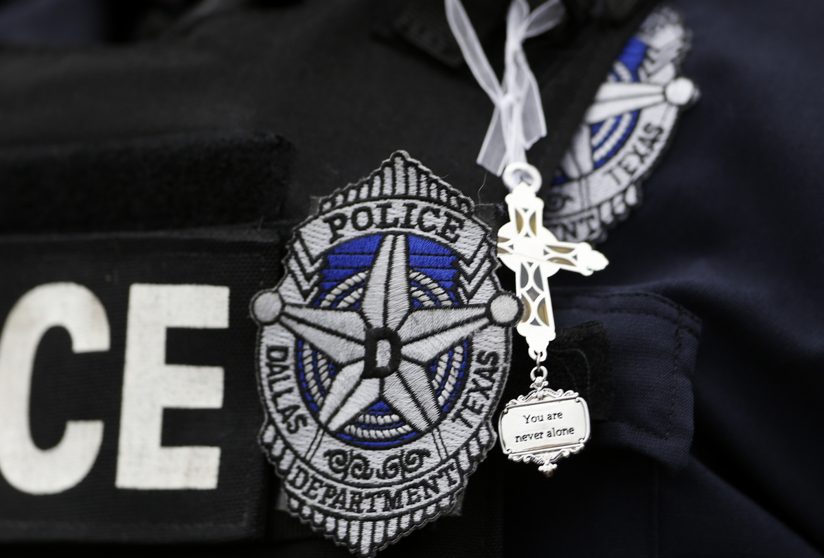 In Dallas, An Already-Embattled Police Department Mourns : NPR