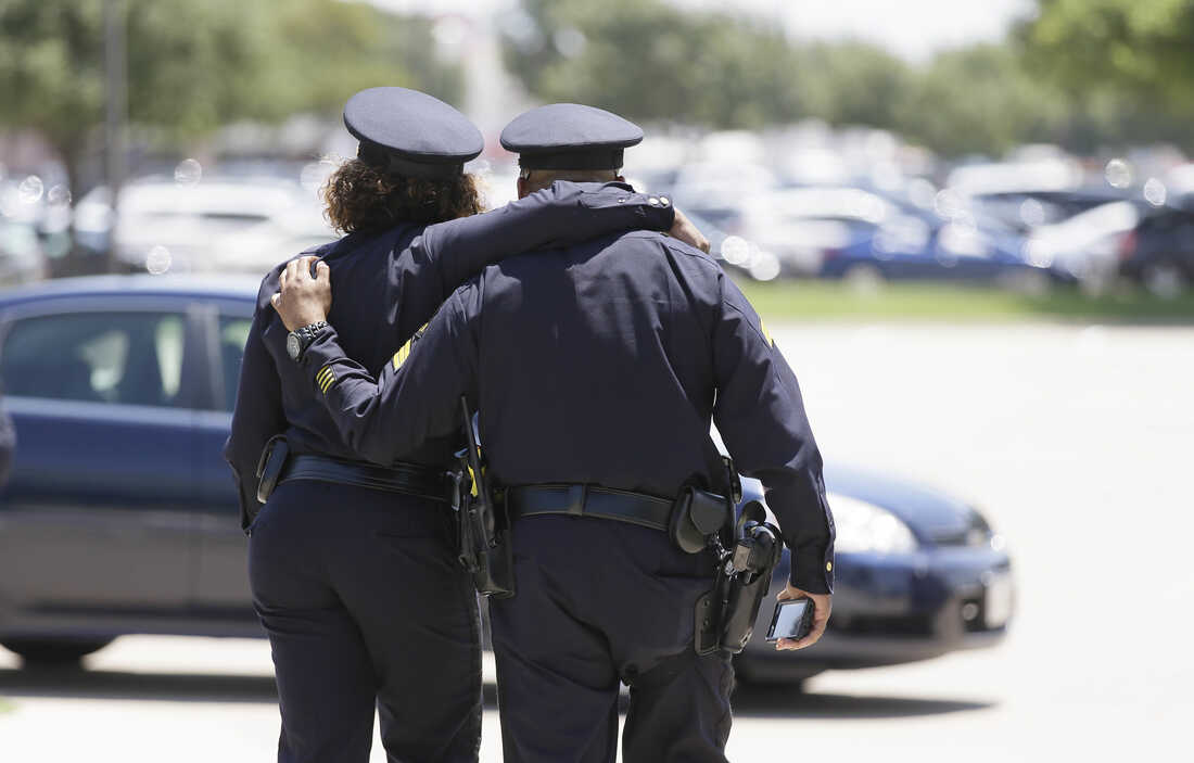 Many Cops Under Tremendous Stress After High-Profile Killings : NPR