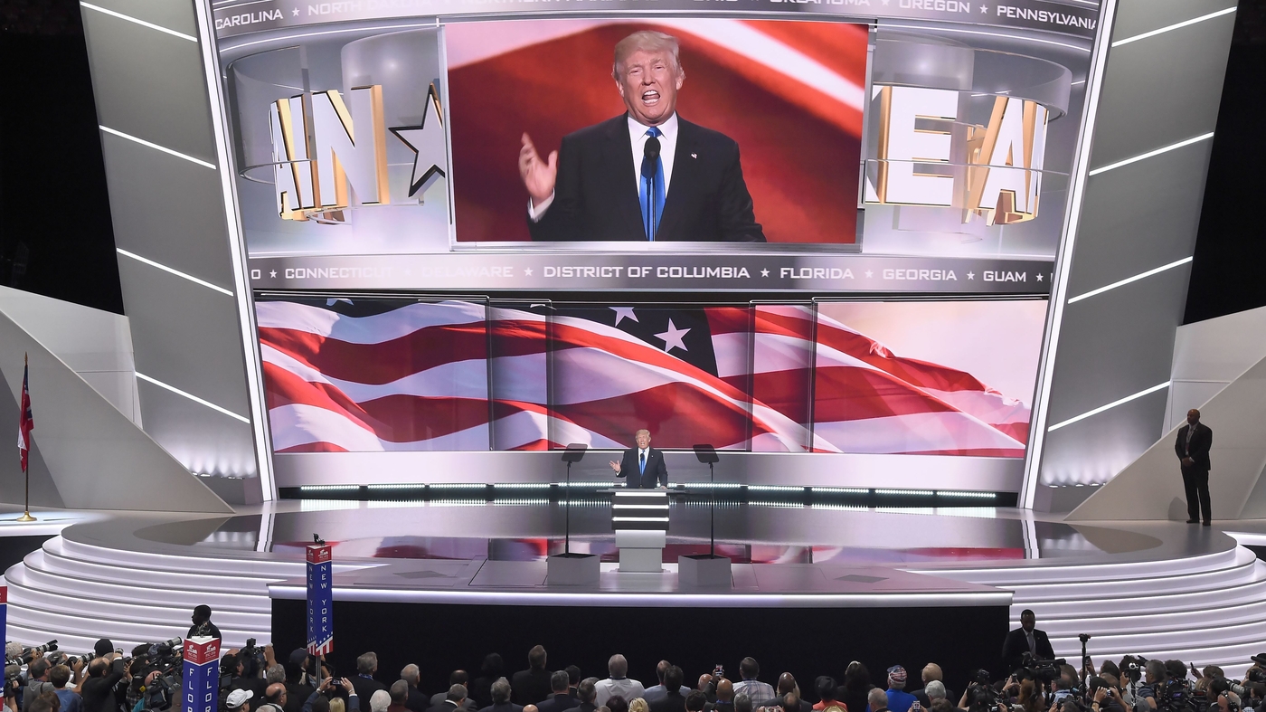Republicans Officially Nominate Donald Trump For President : NPR