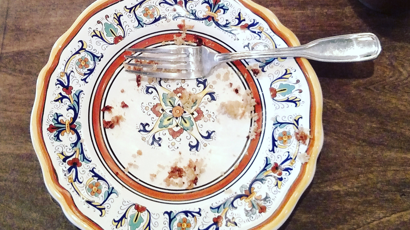 Scraped, Splattered — But Silent No More. Finally, The Dinner Plate ...