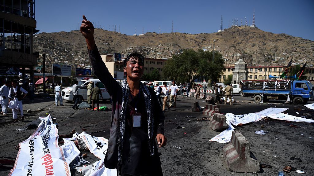 Dozens Killed In Attack On Protest March In Afghanistan : The Two-Way : NPR