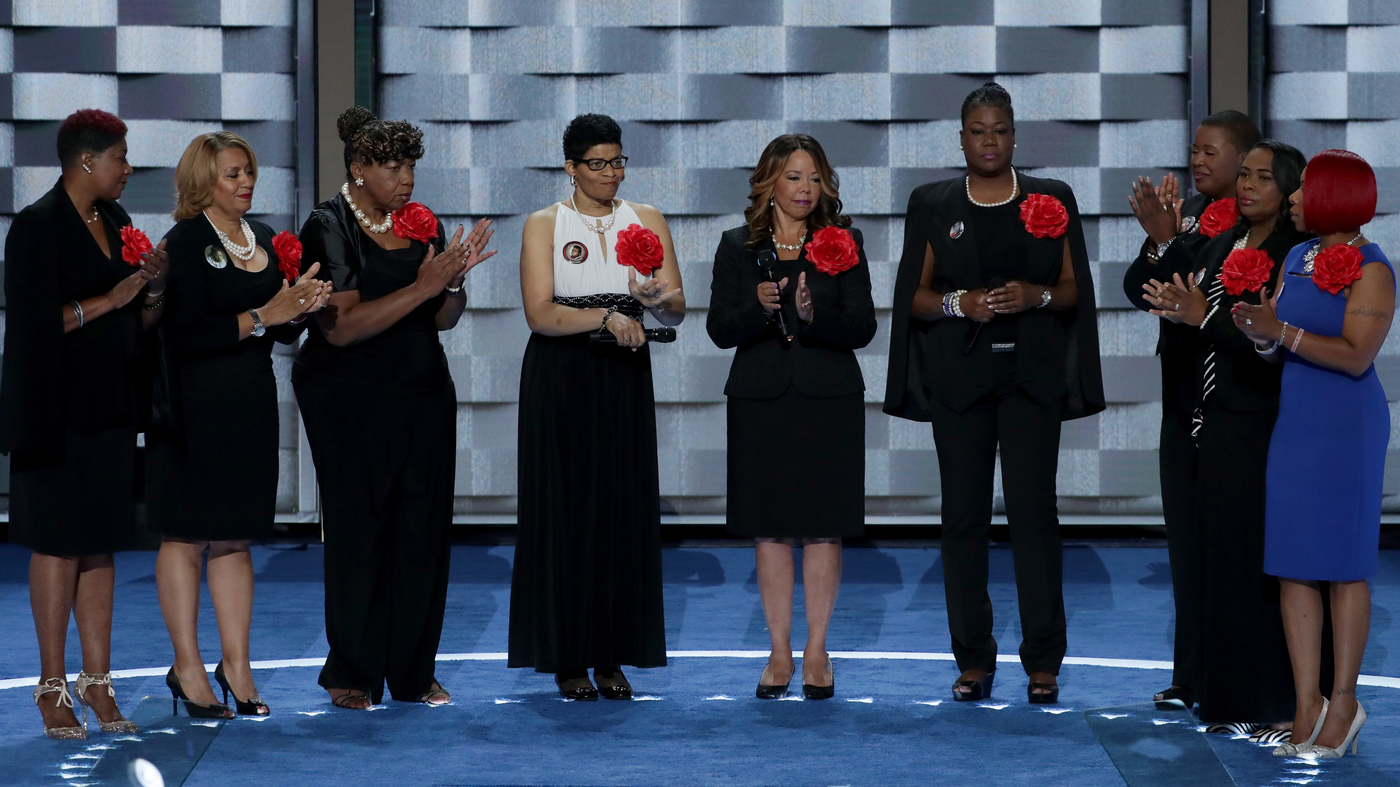 Black Lives Matter Activists Lead March To Democratic Convention : NPR