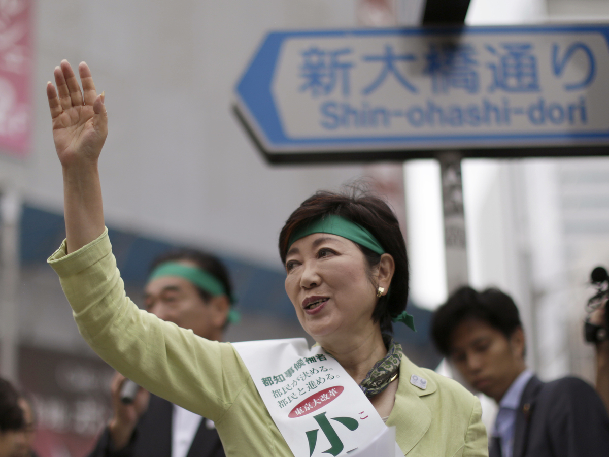 Tokyo Elects Yuriko Koike As Its First Female Governor : The Two-Way : NPR