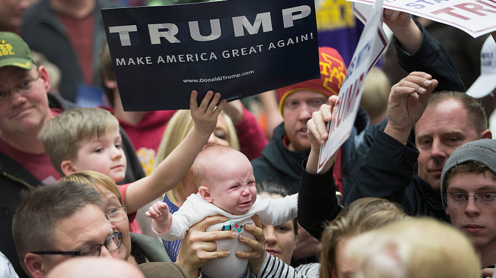 Donald Trump Asked That A Mother Take Her Crying Baby Out Of His Rally ...