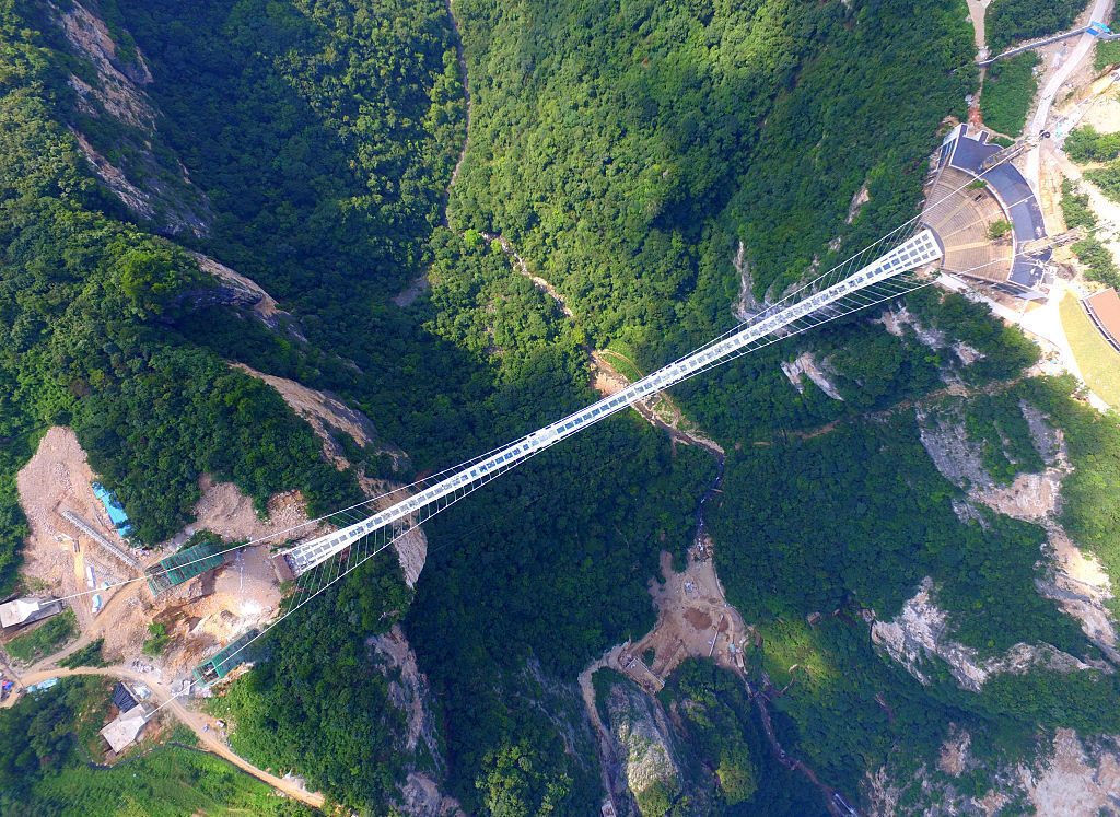 PHOTOS: Welcome To The World's 'Highest And Longest' Glass-Bottomed ...