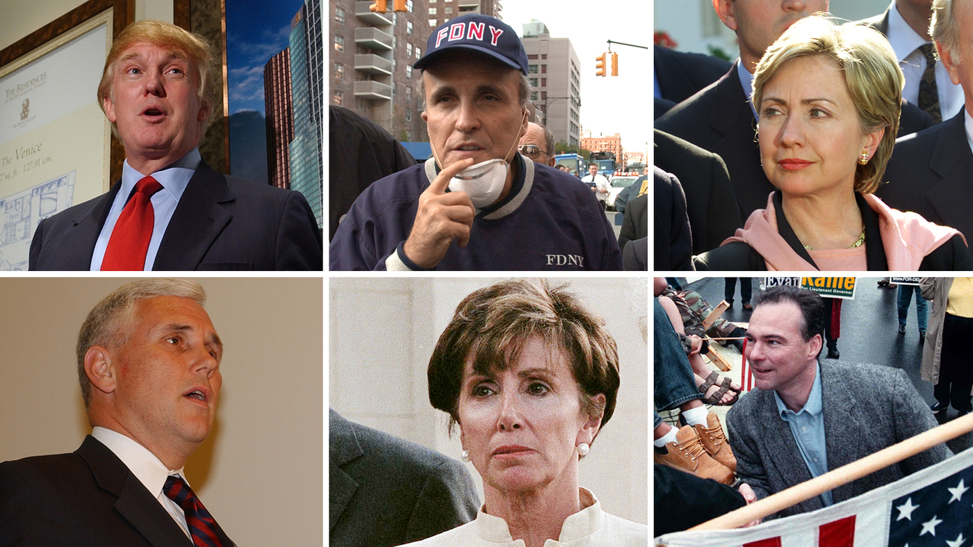 Where 7 Political Careers Stood On Sept. 11, 2001 : NPR