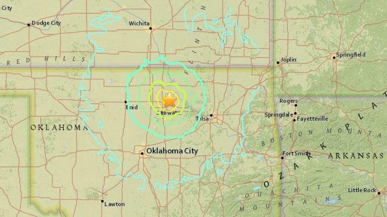 Earthquake Rattles Oklahoma; One Of Strongest Recorded In State : The ...