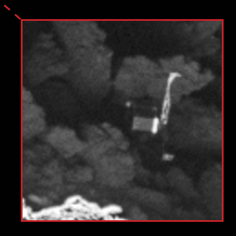 Rosetta Asteroid Explosion