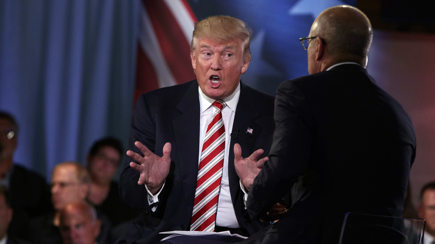 Trump Appears On Russian State TV As He Continues To Embrace Putin : NPR