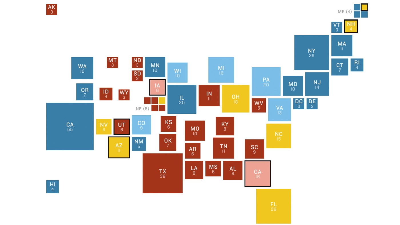 Donald Trump's Path To The Presidency Opens Up As Hillary Clinton Drops ...