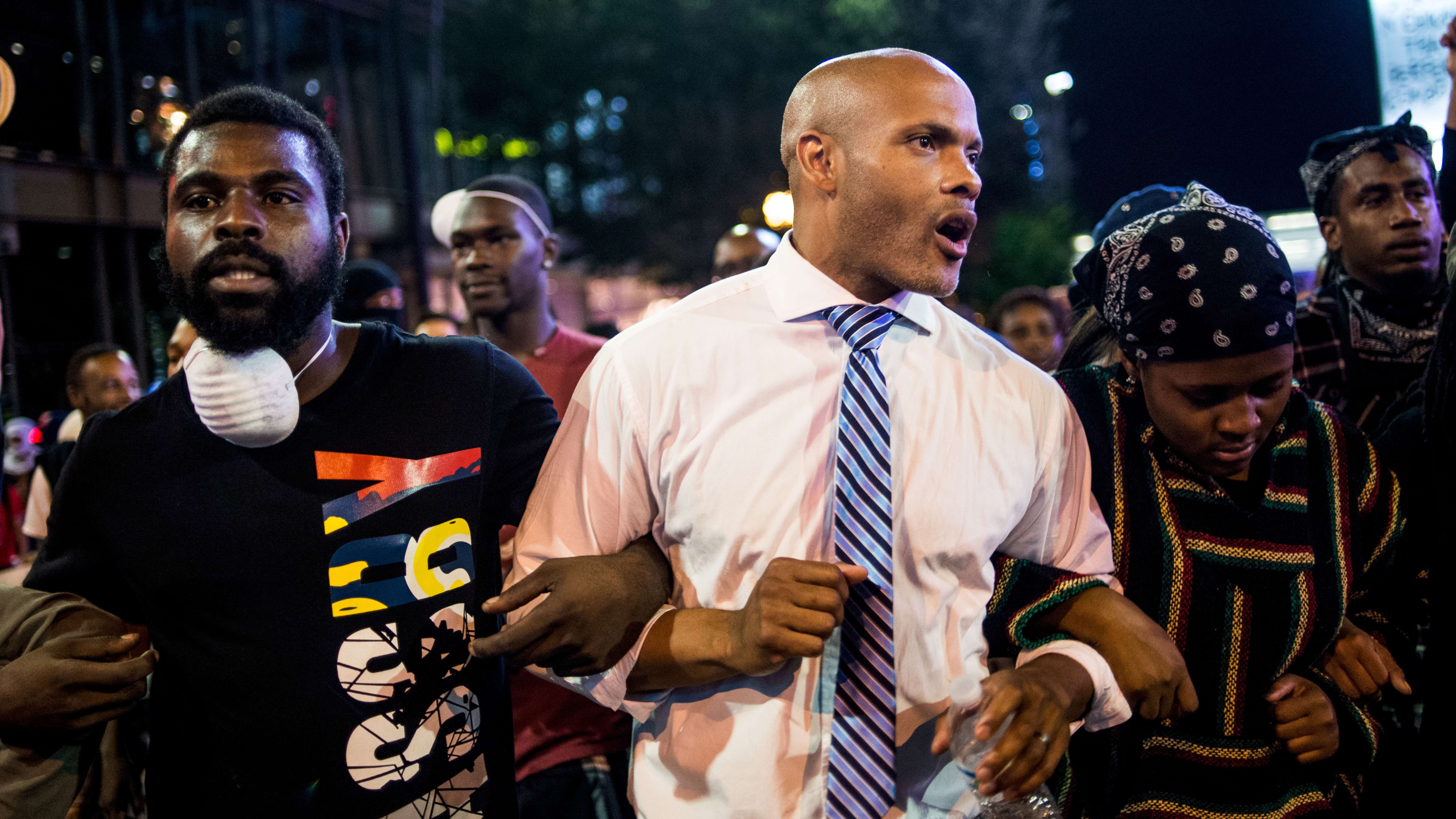 3rd Night Of Charlotte Protests Is Peaceful; Protester Shot Wednesday ...