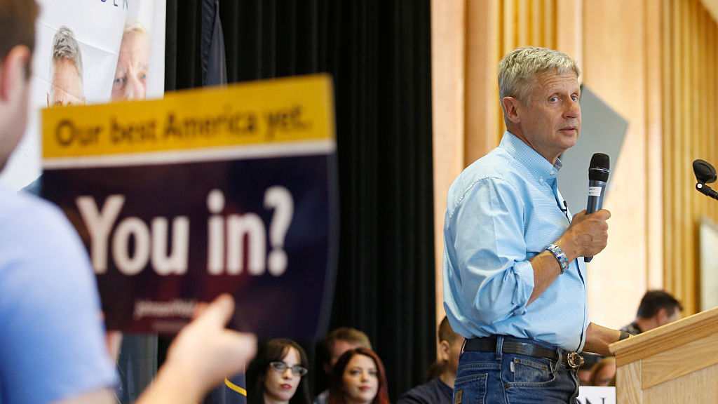 Gary Johnson Is Probably The Healthiest Candidate For President : NPR