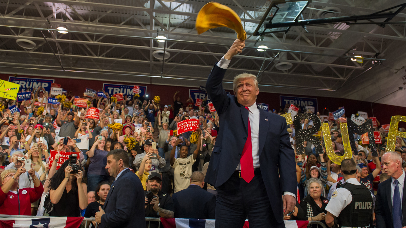 Donald Trump's Core Supporters Stand By Him And Don't Make Much Of ...