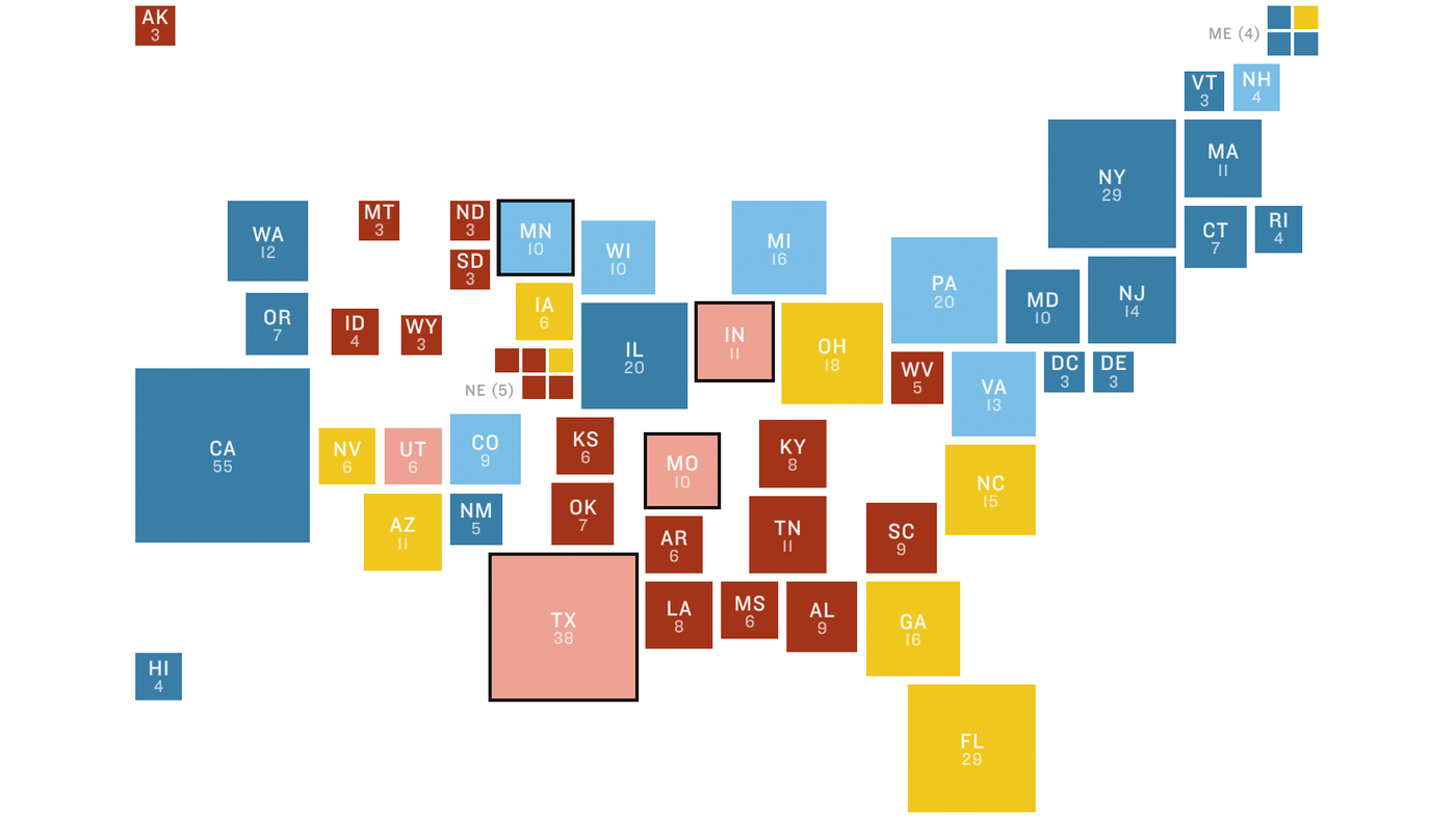2016 Election Battleground Map: Hillary Clinton Is Winning — And It's ...