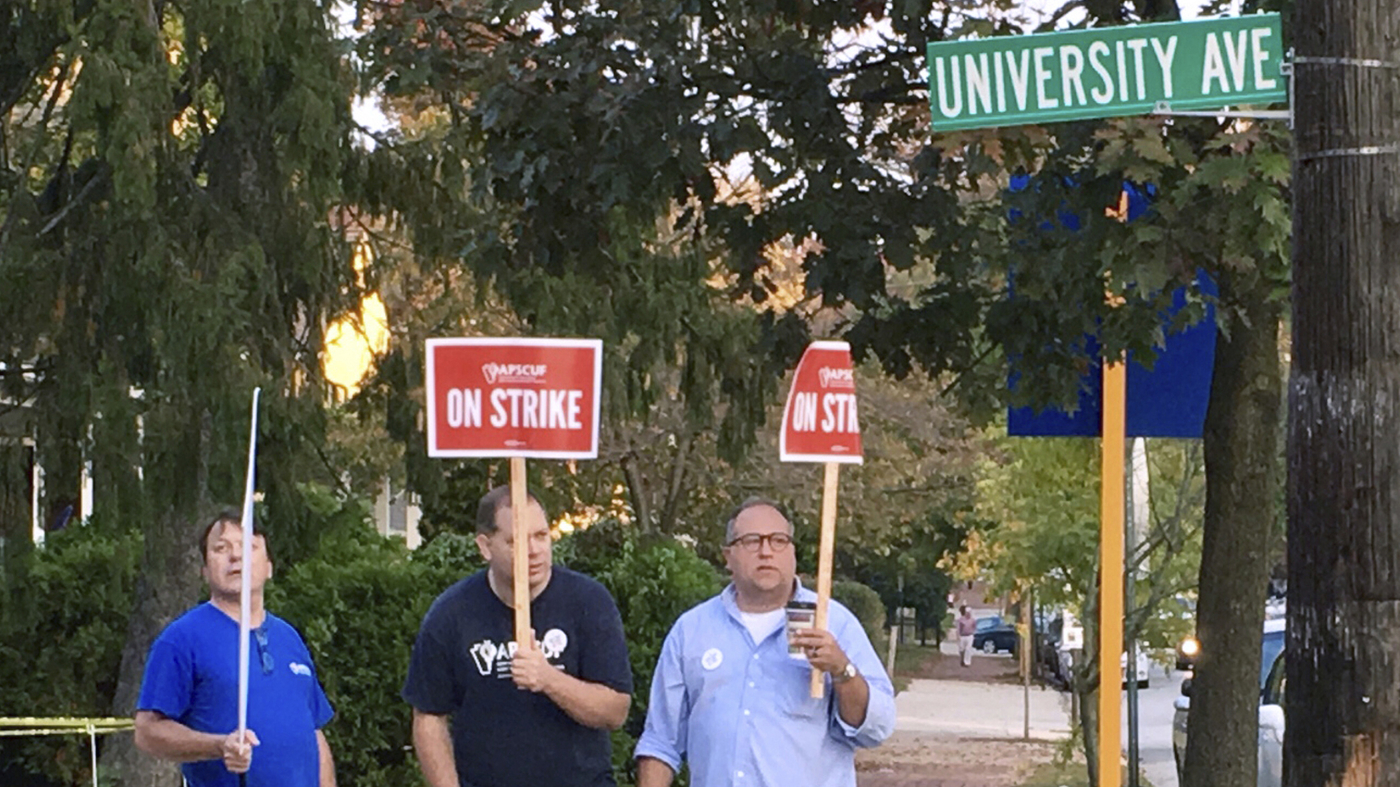 Breakthrough In Strike By Pennsylvania Professors : The Two-Way : NPR