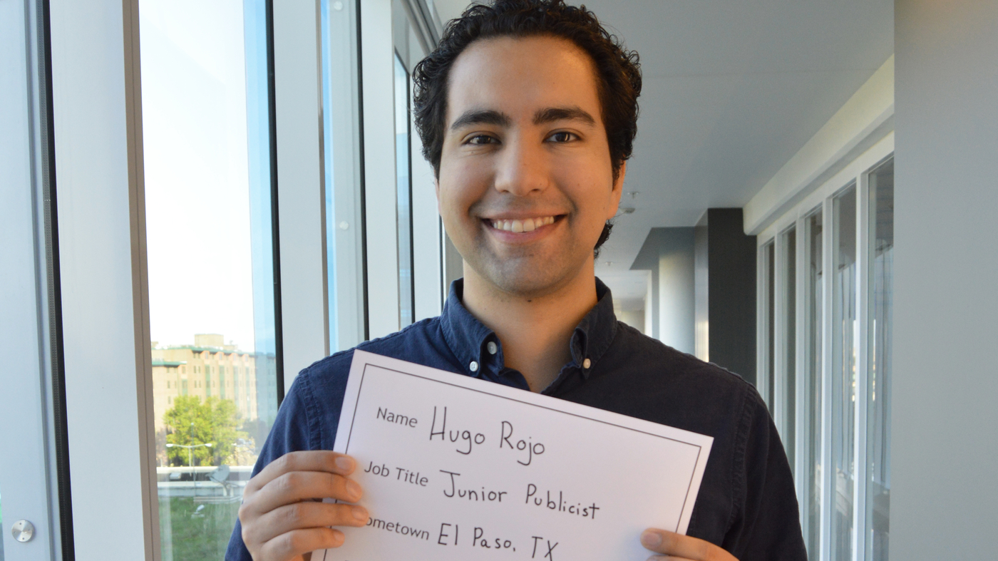 Faces Of NPR: Hugo Rojo : NPR Extra : NPR