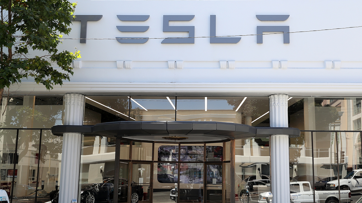 Tesla Surprise: It's A Profit : The Two-Way : NPR