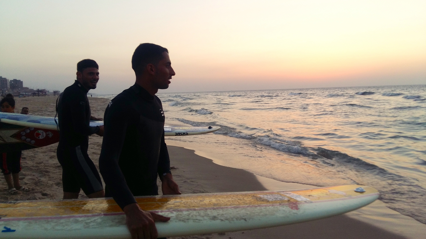 Gaza's Surfer Girl Hangs Up Her Board — And Not By Choice : Parallels : NPR