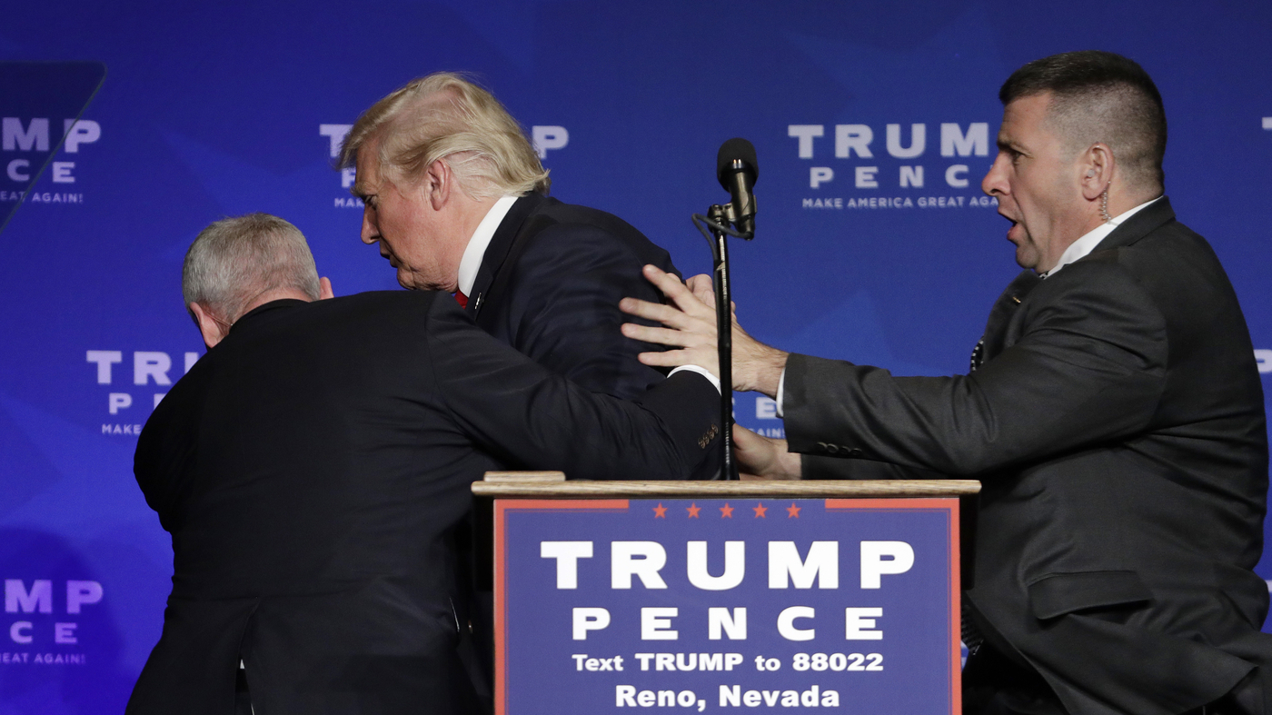 Watch: Donald Trump Rushed Off Stage At Reno Rally After Perceived ...